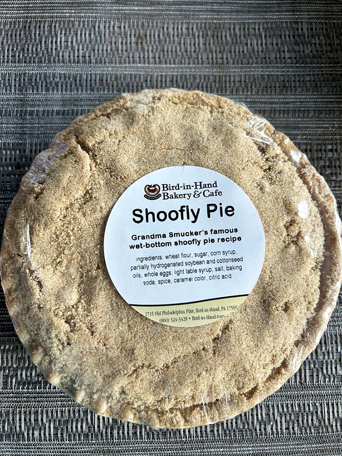 Shoofly pie—the dessert with the funny name and serious flavor. Grandma Smucker wasn't messing around with this molasses masterpiece.