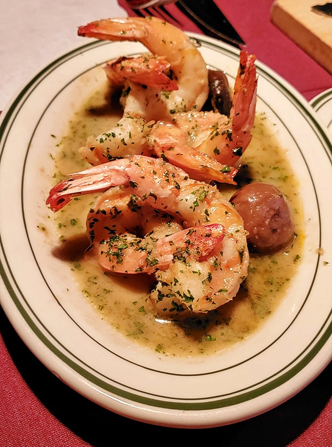These shrimp scampi aren't just swimming in garlic butter—they're doing the backstroke in a pool of flavor worth diving into headfirst.