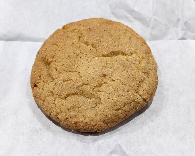 Even their cookies deserve applause - this snickerdoodle represents the attention to detail found throughout the menu.