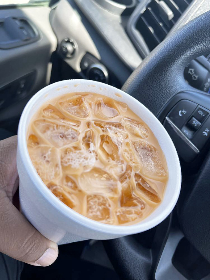 This isn't just Thai iced tea—it's liquid comfort in a cup, the perfect creamy counterpoint to spice that makes Central Valley heat waves bearable again.