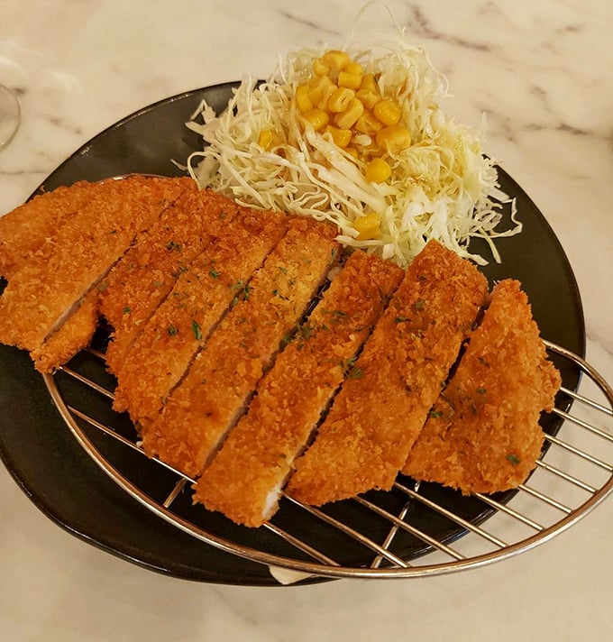 Tonkatsu so perfectly breaded, it makes your grandmother's fried chicken jealous – and that's saying something.