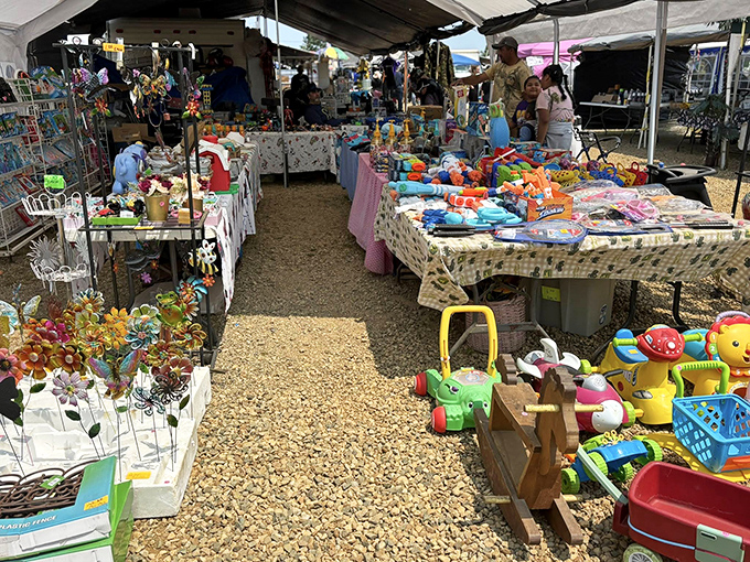 Childhood joy for sale! This toy wonderland proves that before kids had screens, they had imagination—and apparently, a lot more colorful stuff.