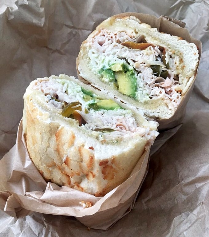 Turkey and avocado – California's power couple – make a perfect match in this wrapped wonder of textural delight.