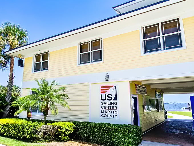 Where sea legs are earned, not claimed. The US Sailing Center transforms landlubbers into captains with the Indian River as classroom.