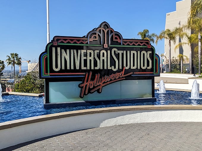 This image shows Universal Studios Hollywood, about 150 miles from Ridgecrest—a reminder that big-city entertainment isn't too far away.