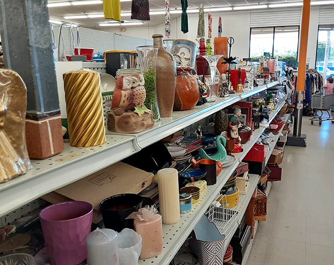 Ceramic owls and twisted candle holders—the decor section is where Florida homes find their conversation pieces.