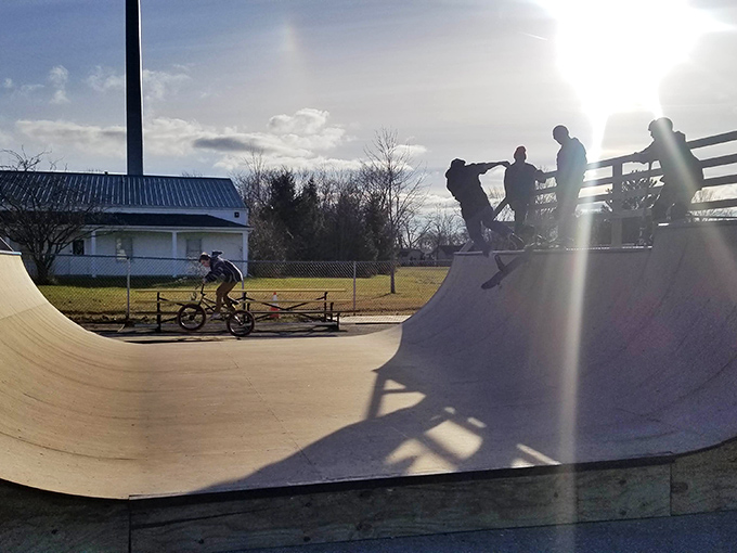 The skate park where gravity is merely a suggestion. Local kids perfect their moves while parents pretend not to be nervous. 