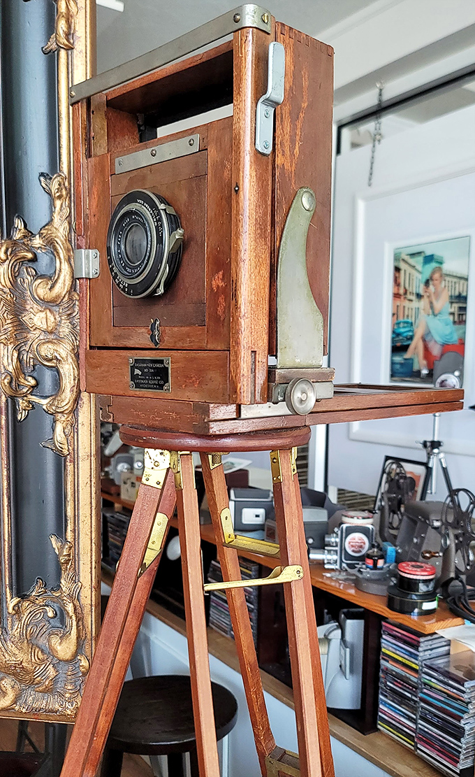 Not just a camera but a time machine. This vintage studio model once captured moments that became someone's cherished memories.