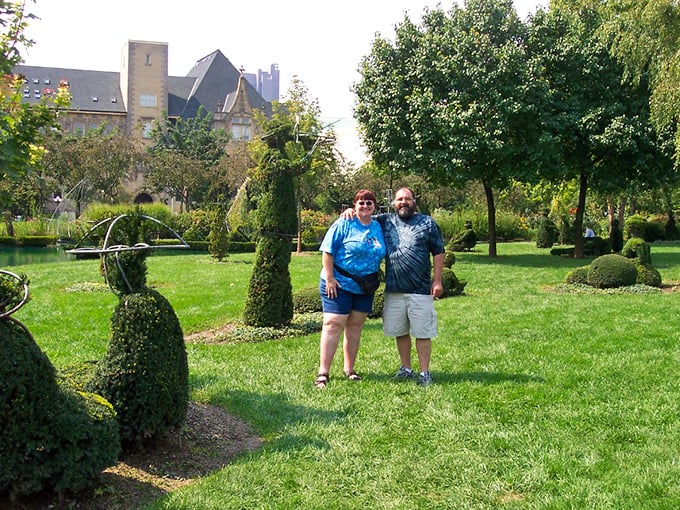The ultimate photo op—where else can you pose with figures who never blink, never move, and are literally rooted in artistic history?