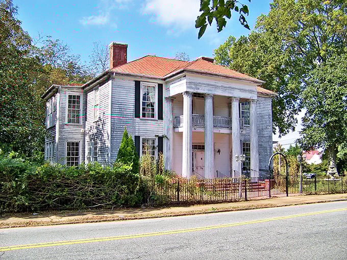 This classic Southern home with its graceful columns whispers stories of bygone eras. In Anderson, architectural history isn't confined to museums—it lines the streets you'll stroll daily.