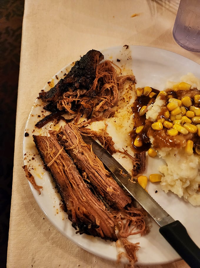 This brisket falls apart like a well-told joke – effortlessly and with perfect timing.