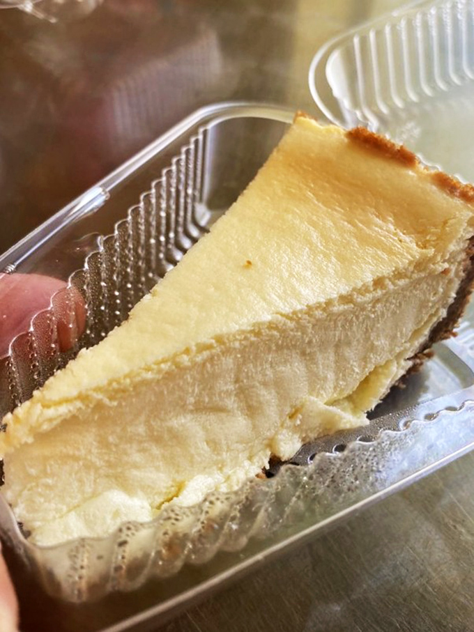 Behold the key lime cheesecake in all its glory – where New York density meets Florida zing in a cross-country flavor collaboration.