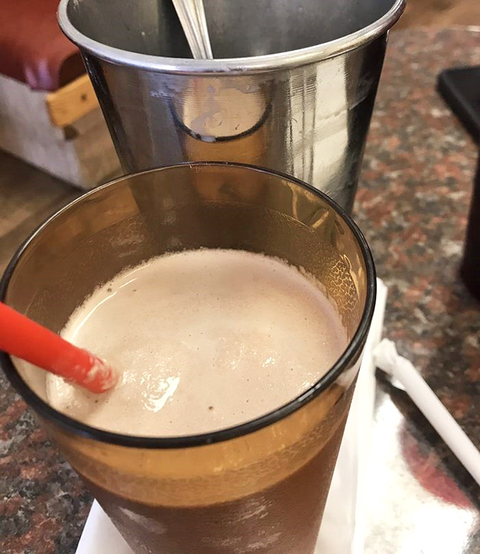 This isn't just a milkshake—it's a frothy commitment to the idea that some traditions should never change.