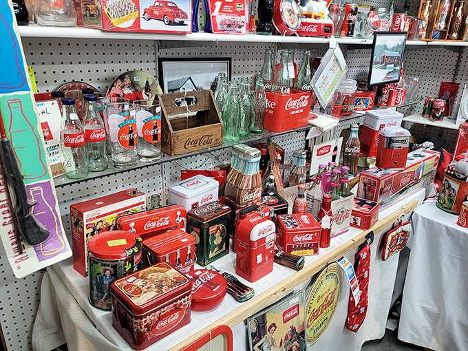The Coca-Cola shrine that would make Atlanta jealous. This red empire of vintage advertising proves some American icons never go out of style.