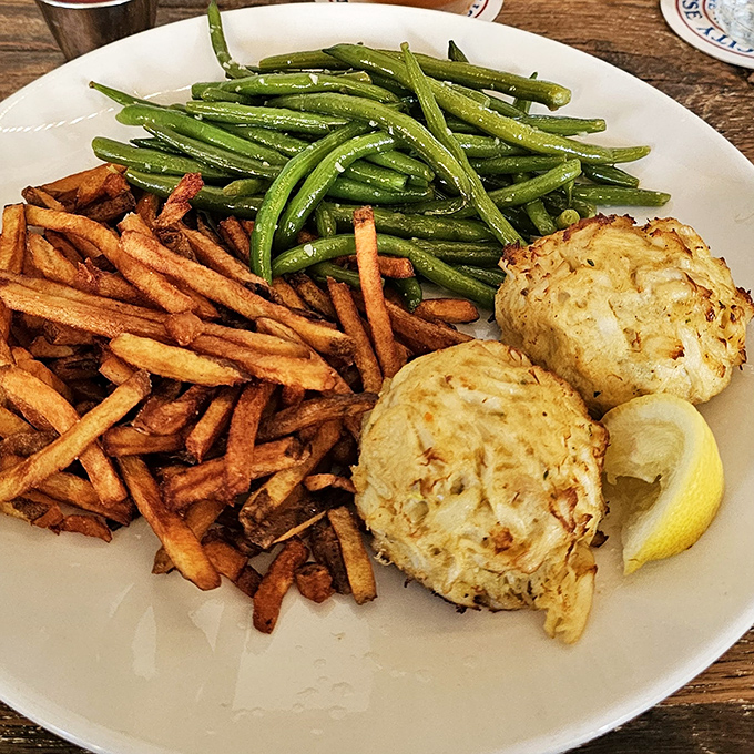 These crab cakes and roasted potatoes prove that sometimes the simplest preparations let truly great ingredients sing their own delicious song.