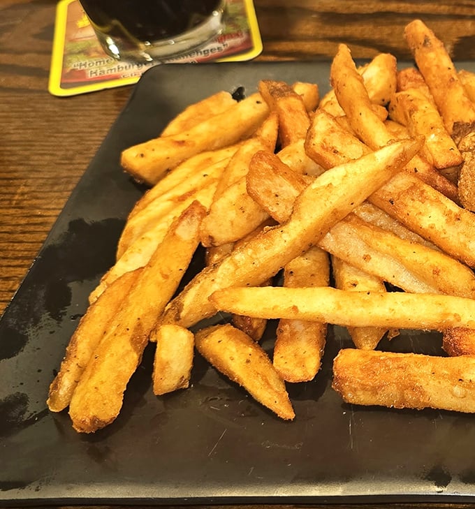 French fries so perfectly golden and crisp, they make you wonder why anyone bothered inventing other side dishes.