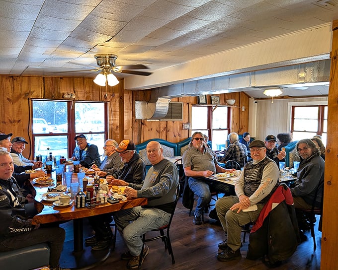 The restaurant fills with regulars who've turned breakfast into a social event—proof that good food creates its own community.