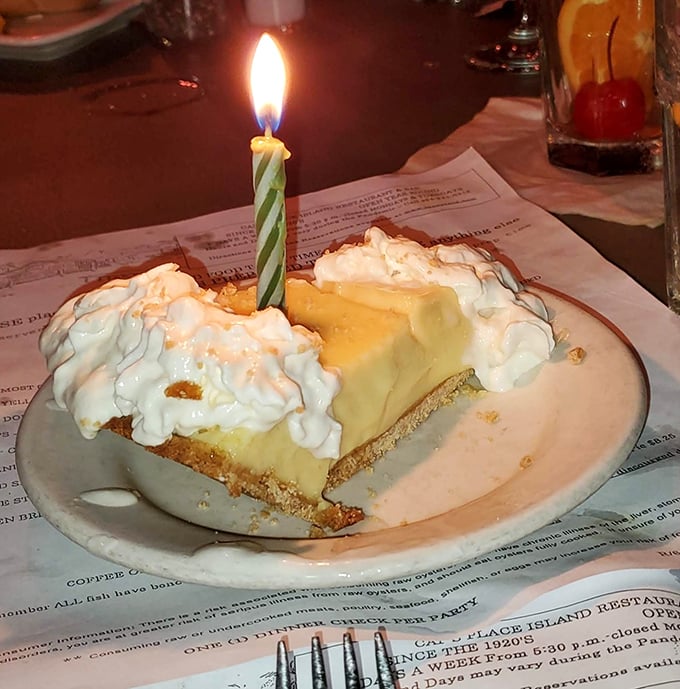 Their Key lime pie doesn't need fancy frills—just that perfect balance of sweet and tart that makes Florida desserts the envy of the pastry world.