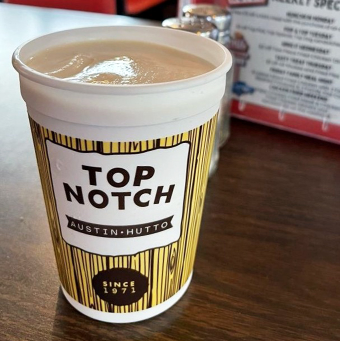 Their milkshakes are so thick they laugh at straws. This cup of creamy nostalgia takes you back to simpler times when calories didn't count.