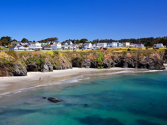 Houses perched on these bluffs have front-row seats to nature's greatest show: the endless dance between land and sea.