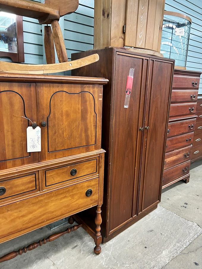 Solid wood furniture with character and history, priced so reasonably you'll wonder if there's been a decimal point error.