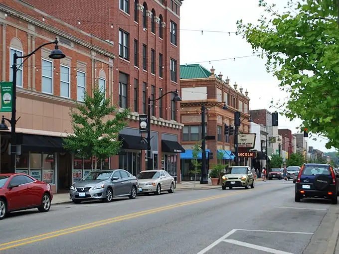 Downtown Belleville's historic buildings create a charming streetscape. These brick facades have witnessed generations of local stories.