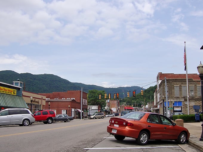 Big Stone Gap's charming downtown is framed by rolling Appalachian mountains. The view at the end of Main Street is worth every penny—which you'll save living here!