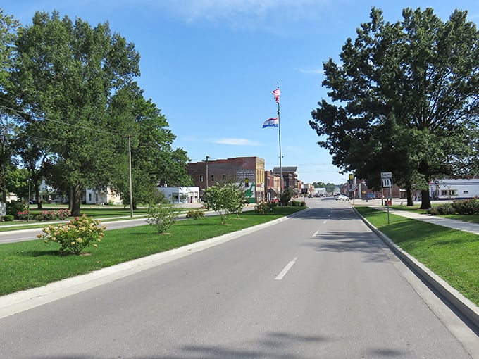 Classic small-town America lives on in Brookfield's well-preserved downtown business district.