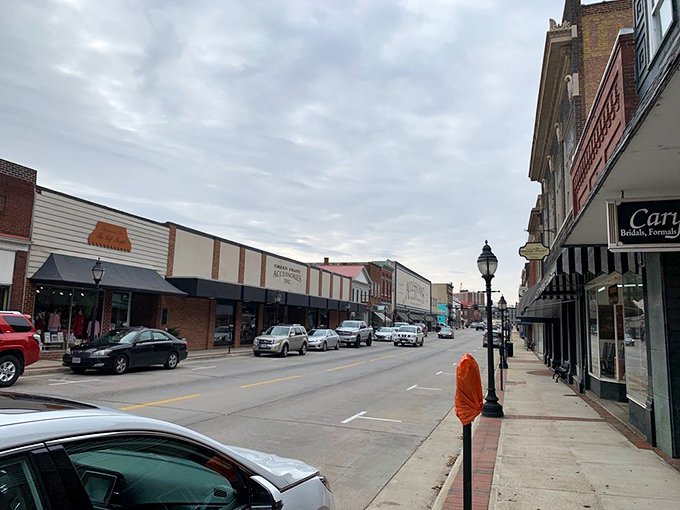 Farmville's historic downtown looks like the perfect setting for a scene where the protagonist realizes what really matters.