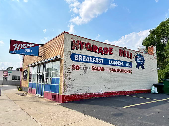 Classic Detroit deli aesthetics meet modern hunger in this neighborhood institution that's fed generations of locals.