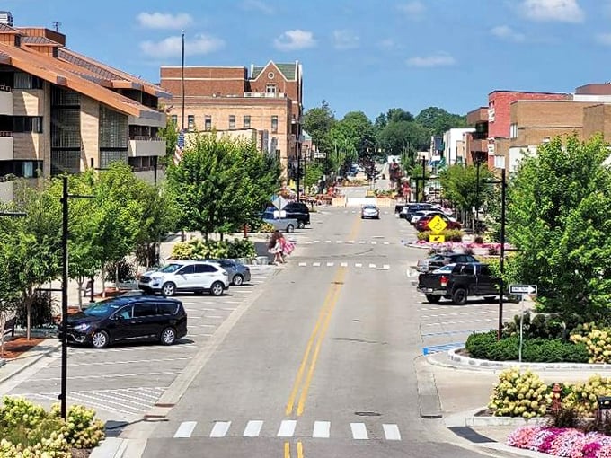 Midland's clean, modern downtown looks like it was designed by people who actually enjoy running errands.
