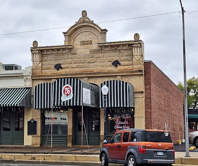 Miss Hattie's historic stone facade has witnessed over a century of San Angelo history—and countless perfect steaks.