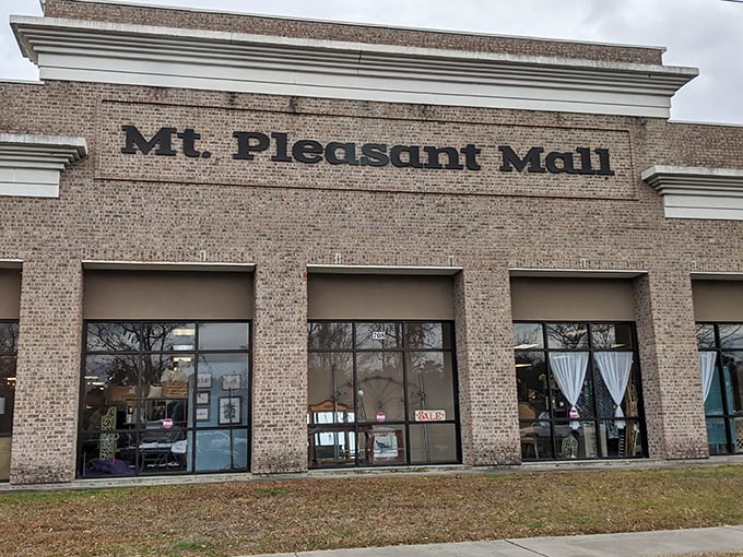 This transformed mall space gives antique vendors room to showcase their best pieces properly.