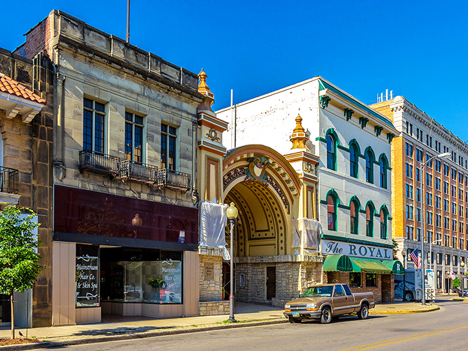 Portsmouth's downtown buildings catch the afternoon sun, highlighting a river town where culture and affordability flow together beautifully.