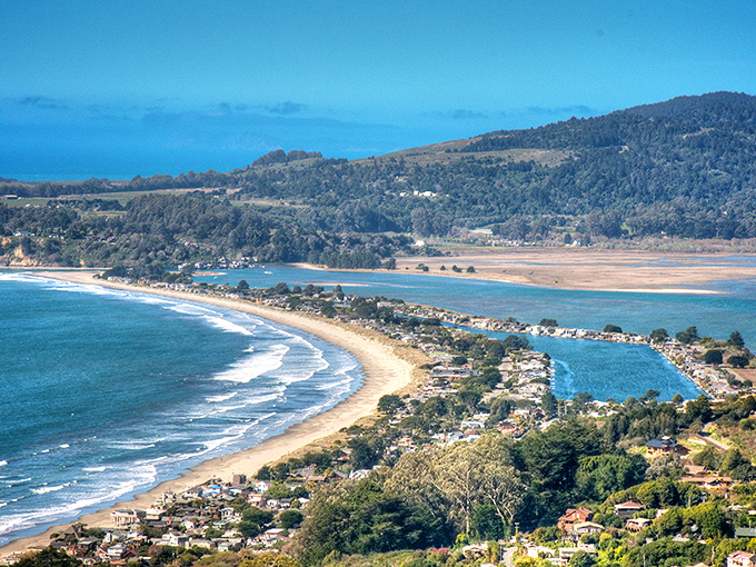 Stinson Beach curves along the coastline like nature's perfect smile, beckoning San Franciscans to play hooky on Fridays.