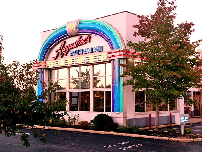 This colorful facade promises sandwiches with as much personality as a rock concert.