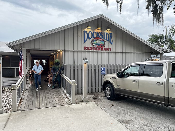 Ladys Island Dockside – where Spanish moss and fresh catches create the perfect Lowcountry moment.