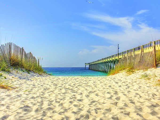 Navarre: Where even the sand dunes look like they're posing for a beach magazine cover shoot.