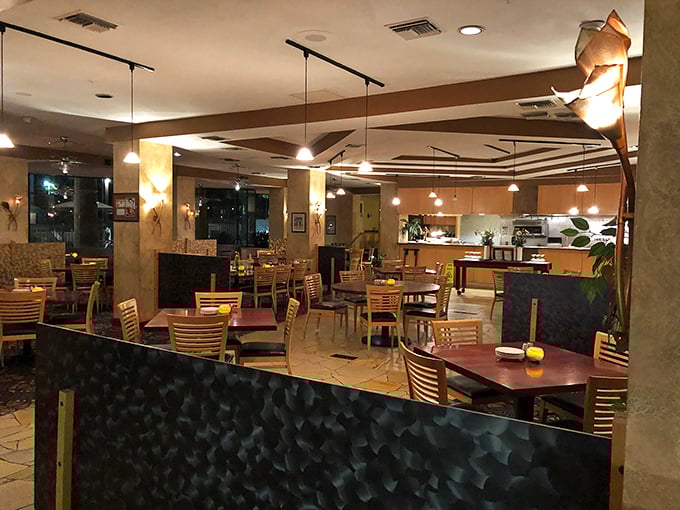Clean lines, warm lighting, and plates that make meat-lovers sigh with contentment – Omaha Steakhouse proves elegance doesn't have to be stuffy.