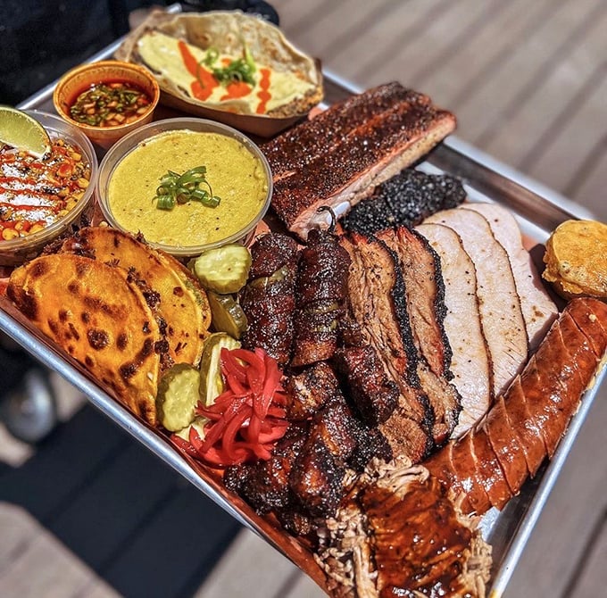 This isn't just a platter—it's a carnivore's dream team where every player deserves MVP status.