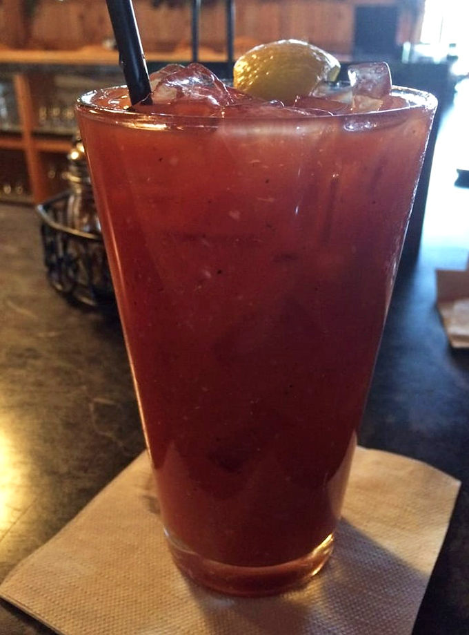 Not just a Bloody Mary, but a meal in a glass that's doing serious Sunday morning rehabilitation one sip at a time.