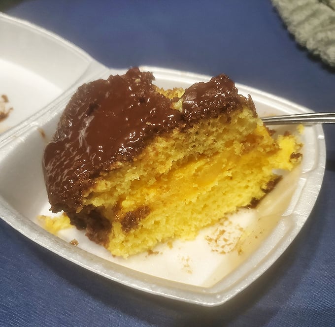 Even dessert doesn't disappoint! This Boston cream cake proves Essex understands the importance of a sweet finale.
