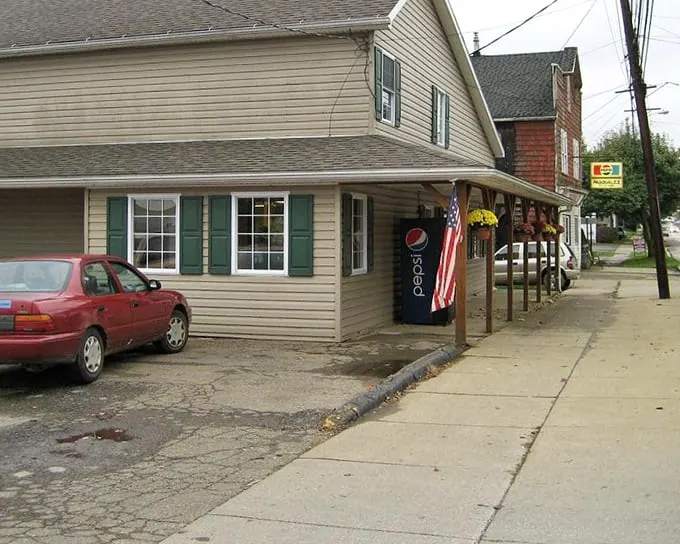 A small-town storefront that hasn't surrendered to the homogenized aesthetic of chain stores—the retail equivalent of comfort food.