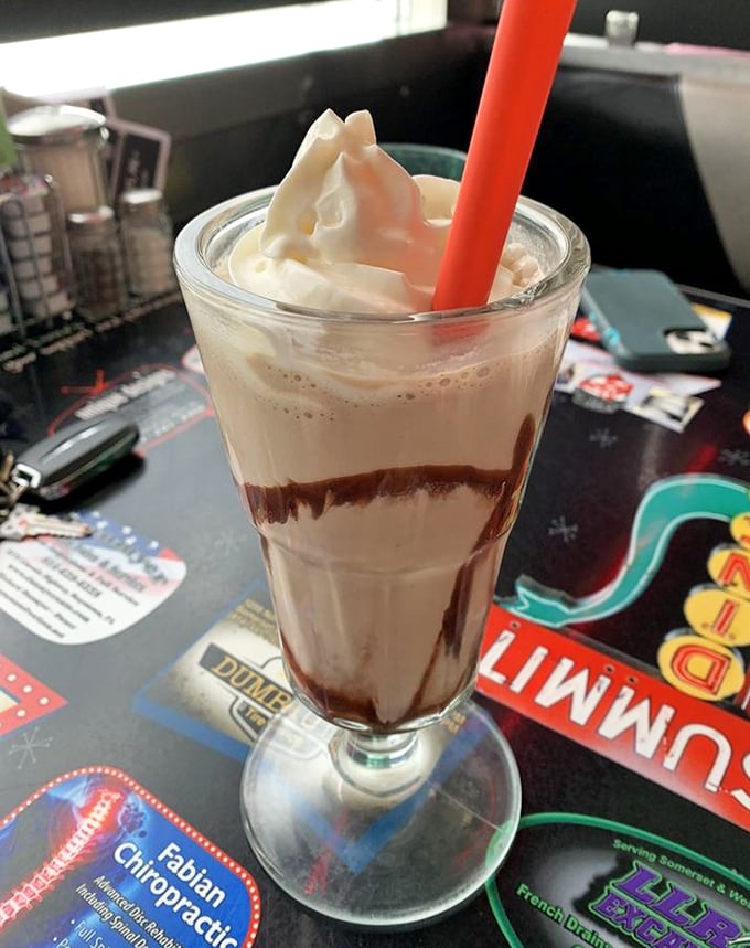 This chocolate milkshake isn't just a drink, it's an event – the kind that makes you wonder why you ever drank anything else.
