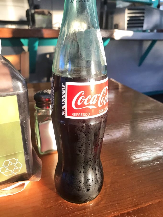 Even a classic Mexican Coca-Cola feels special here, served in that iconic glass bottle. Some traditions don't need improving.