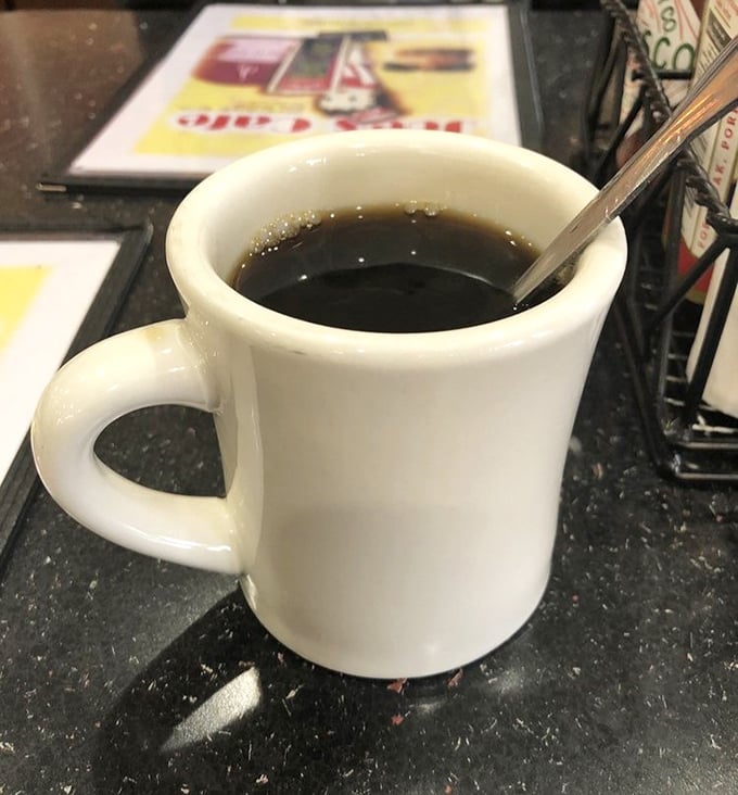 The humble diner coffee mug—unassuming vessel of liquid ambition, conversation starter, and the most essential tool for navigating mornings since time immemorial.