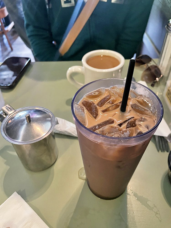Coffee at Honey's doesn't need fancy names or elaborate preparation. It's honest, strong, and reliable—like that friend who helps you move.