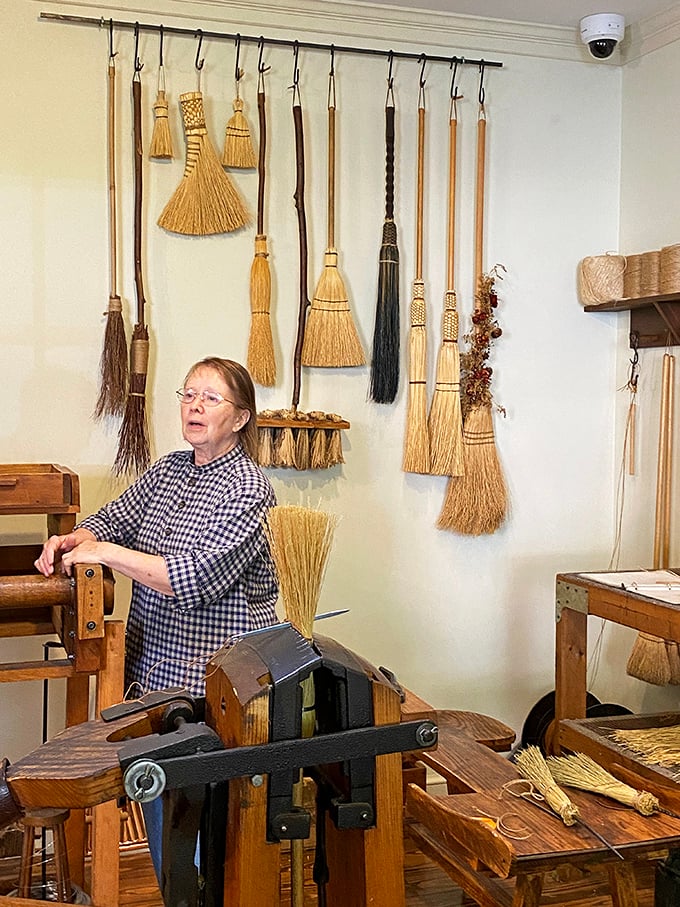 Traditional broom-making demonstrates how our ancestors turned simple materials into essential household tools with remarkable skill and patience.