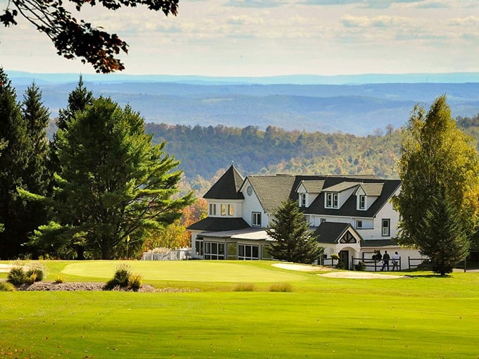 The Crestmont Inn commands breathtaking views across the Endless Mountains, offering guests the rare opportunity to literally look down on neighboring counties.