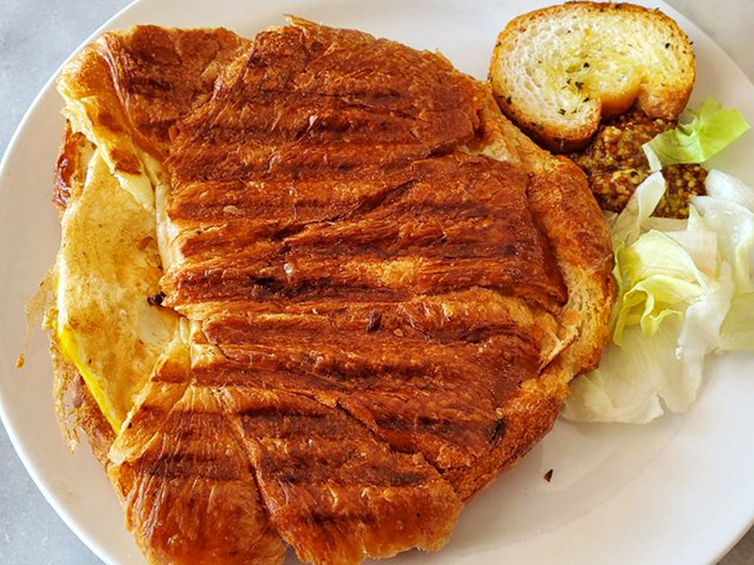 Not just a croissant—a masterpiece of butter and patience. Those layers didn't happen by accident, folks.